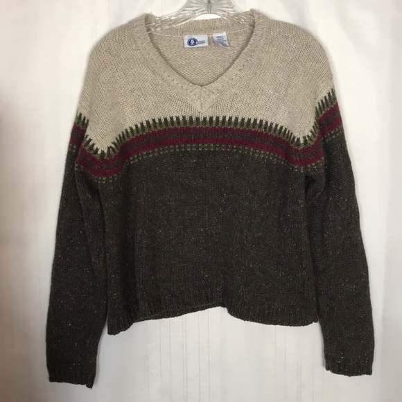 Arizona Jean Company | Sweaters | Wool Blend Alpine Sweater Size Small ...